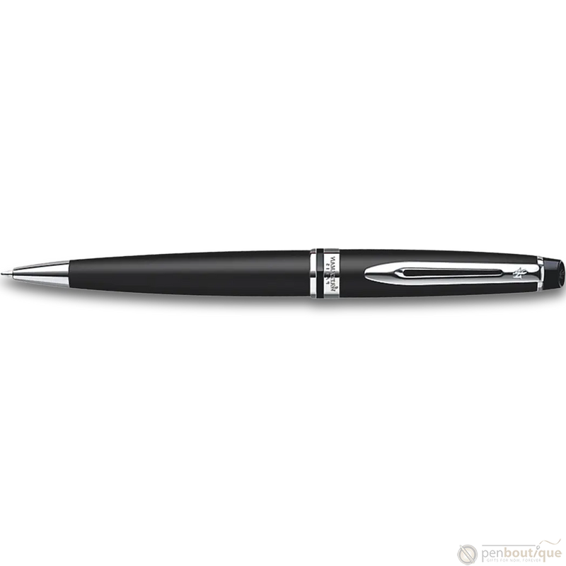 Waterman Expert Ballpoint Pen - Matte Black - Chrome Trim