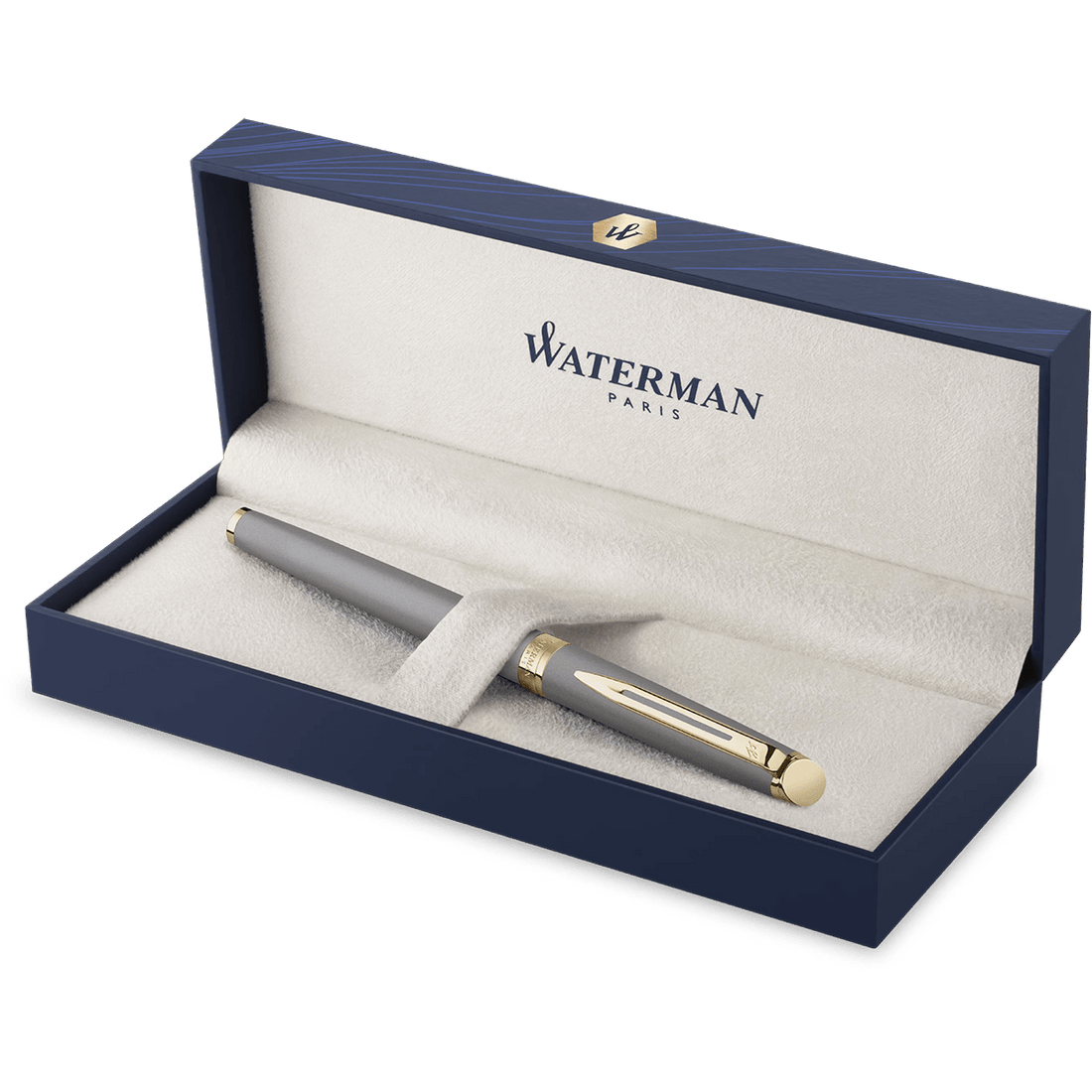 Waterman Hémisphère Fountain Pen – Metallic Grey Medium Nib | Premium ...