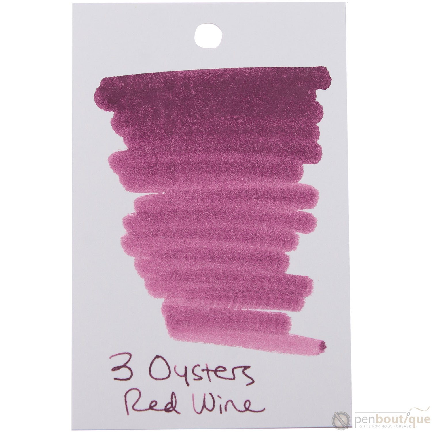 3 Oysters Delicious Red Wine - 38ml Bottled Ink