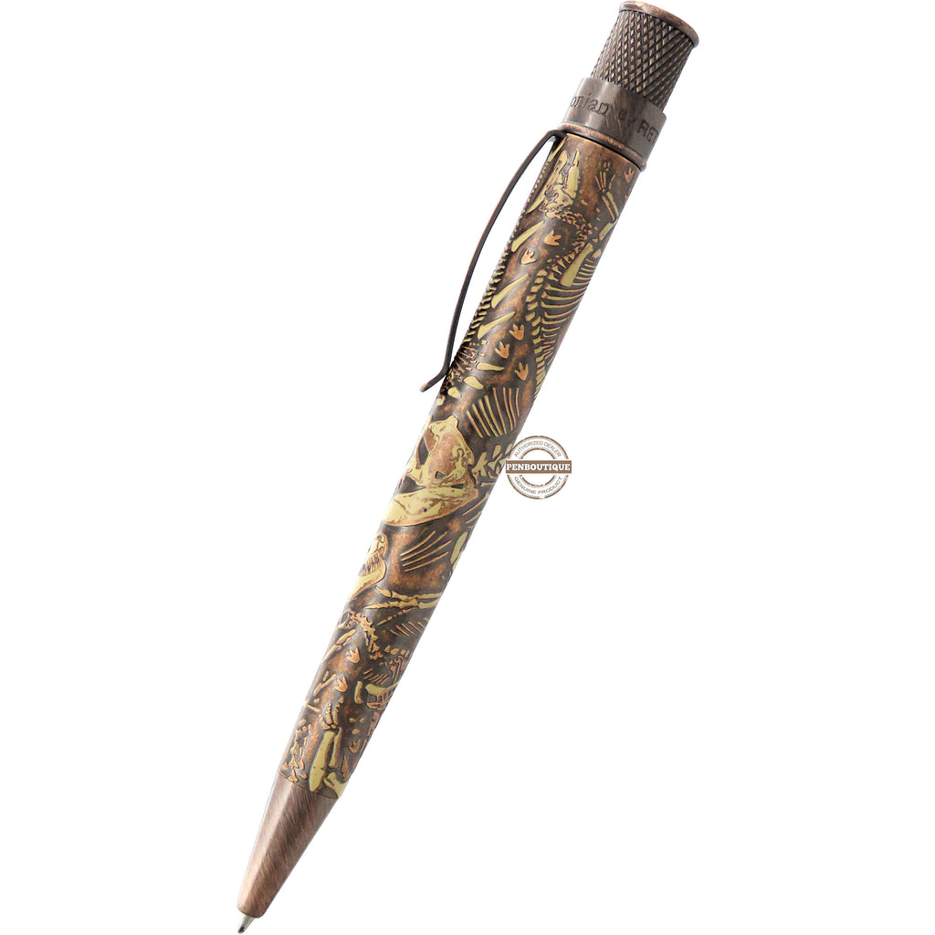 Retro51 Tornado Rollerball Pen - Smithsonian Dino Fossil - Pen Boutique Ltd
