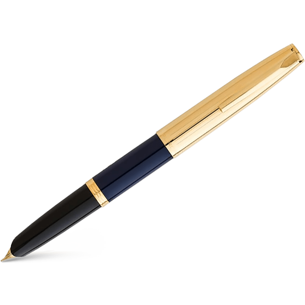Aurora Duo Cart Fountain Pen - Dark Blue - Medium