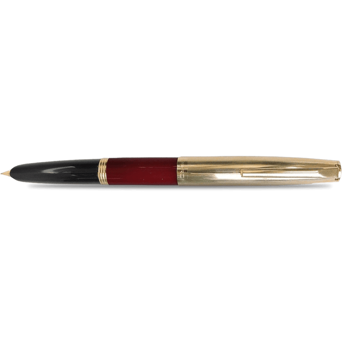 Aurora Duo Cart Fountain Pen - Burgundy - Medium