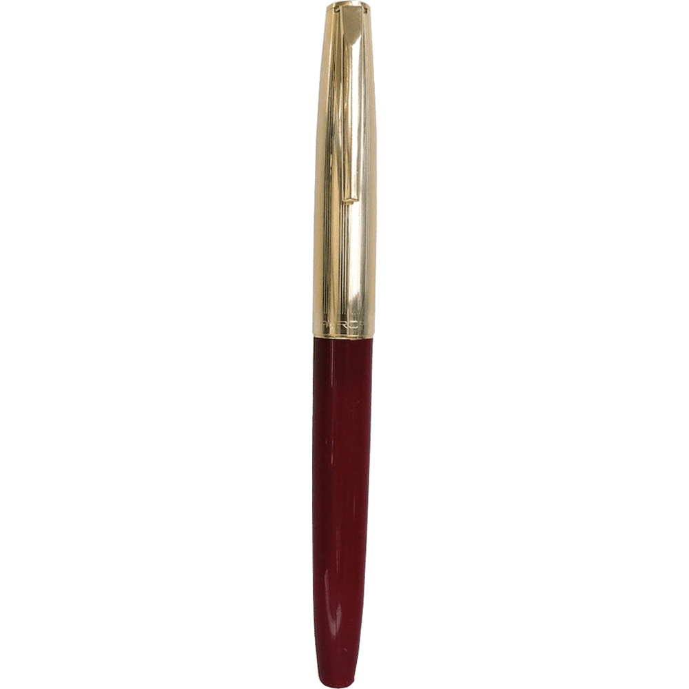Aurora Duo Cart Fountain Pen - Burgundy - Medium