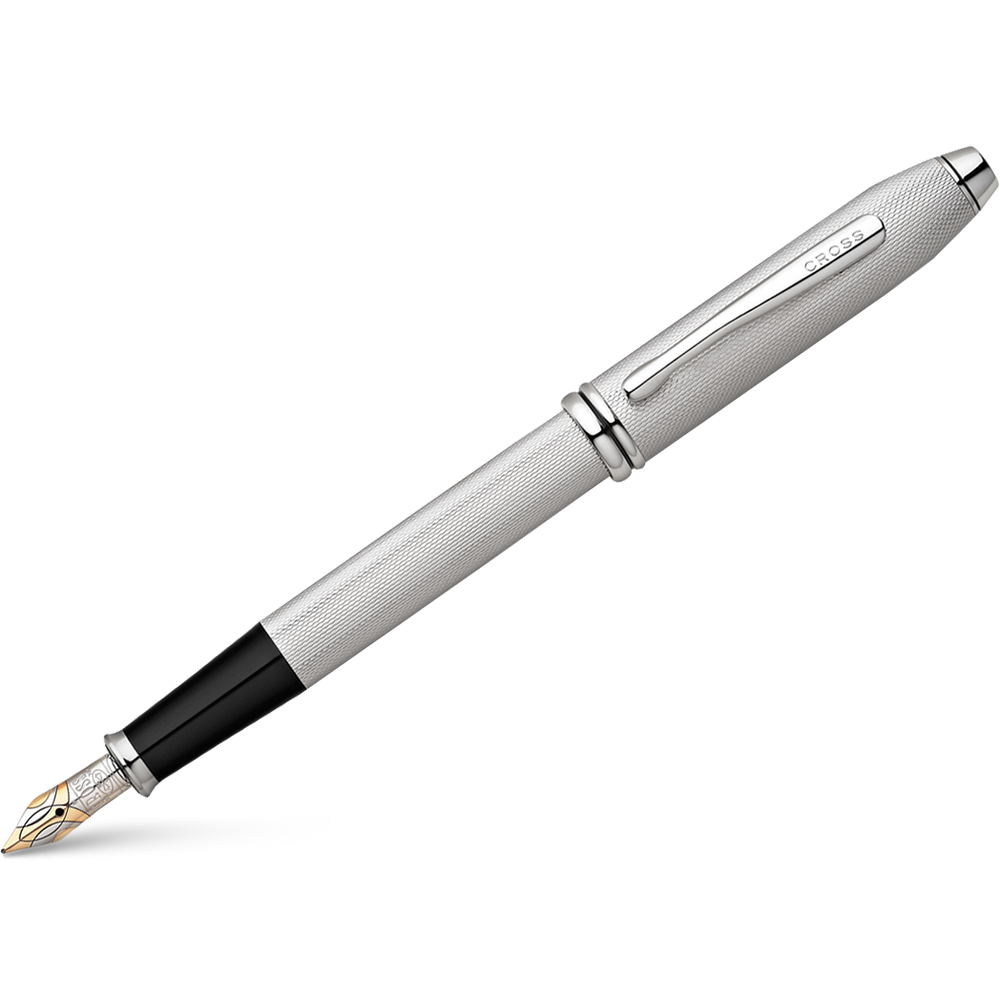 Cross Townsend Fountain Pen - 20th Anniversary - Brushed Platinum (Spe
