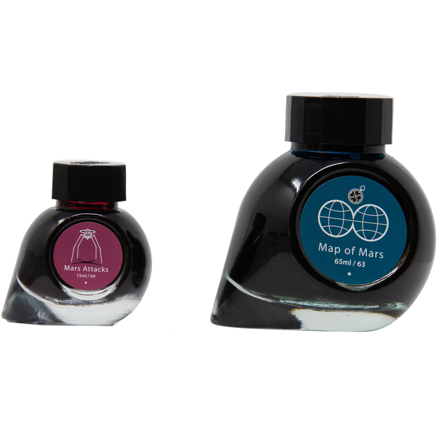 Colorverse Ink - The Red Planet - Map of Mars & Mars Attacks - Pen ...