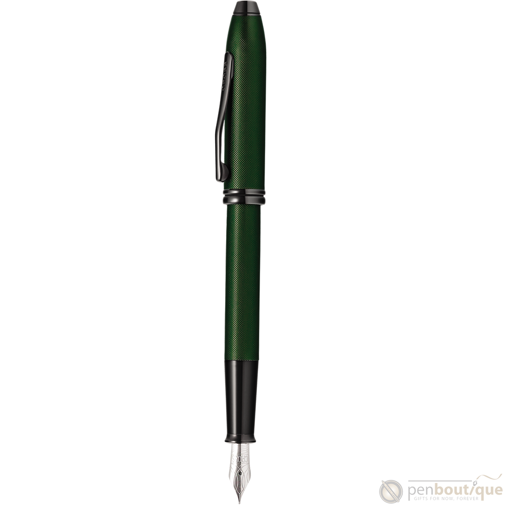 Cross Townsend Fountain Pen - Matte Green Micro Knurl