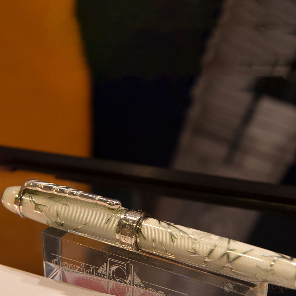 David Oscarson Winter Fountain Pen - Limited Edition - Rhodium Trim ...