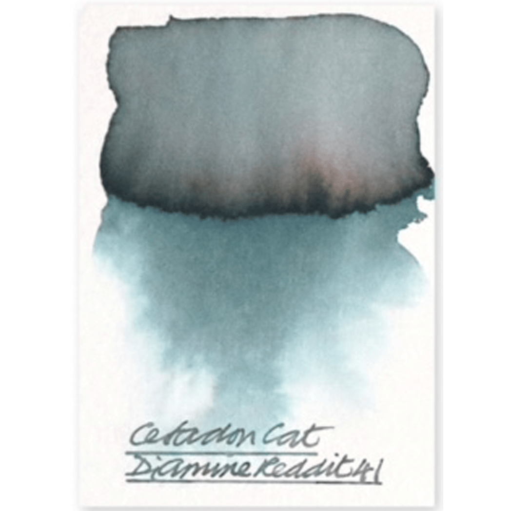 Diamine Ink Bottle - Celadon Cat - 80ml