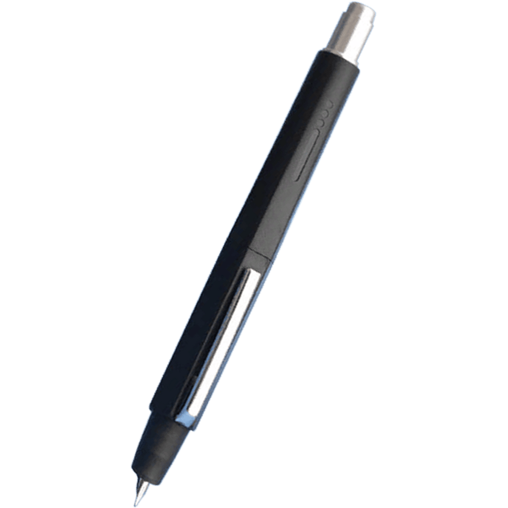 Endless "The Creator" Retractable Fountain Pen - Black - Rhodium Trim ...