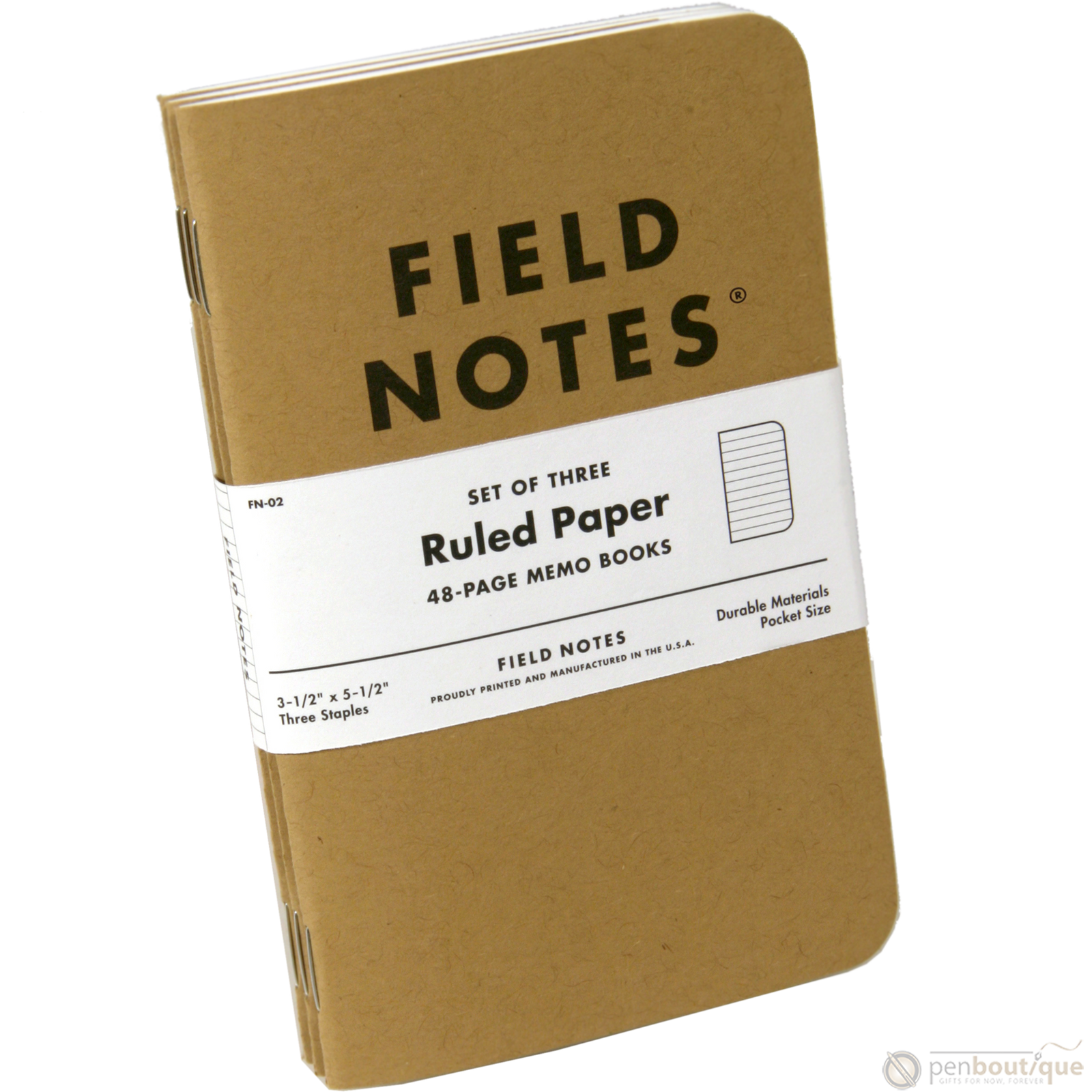 Field Notes Brand Original Ruled 3-pack 3½" × 5½"