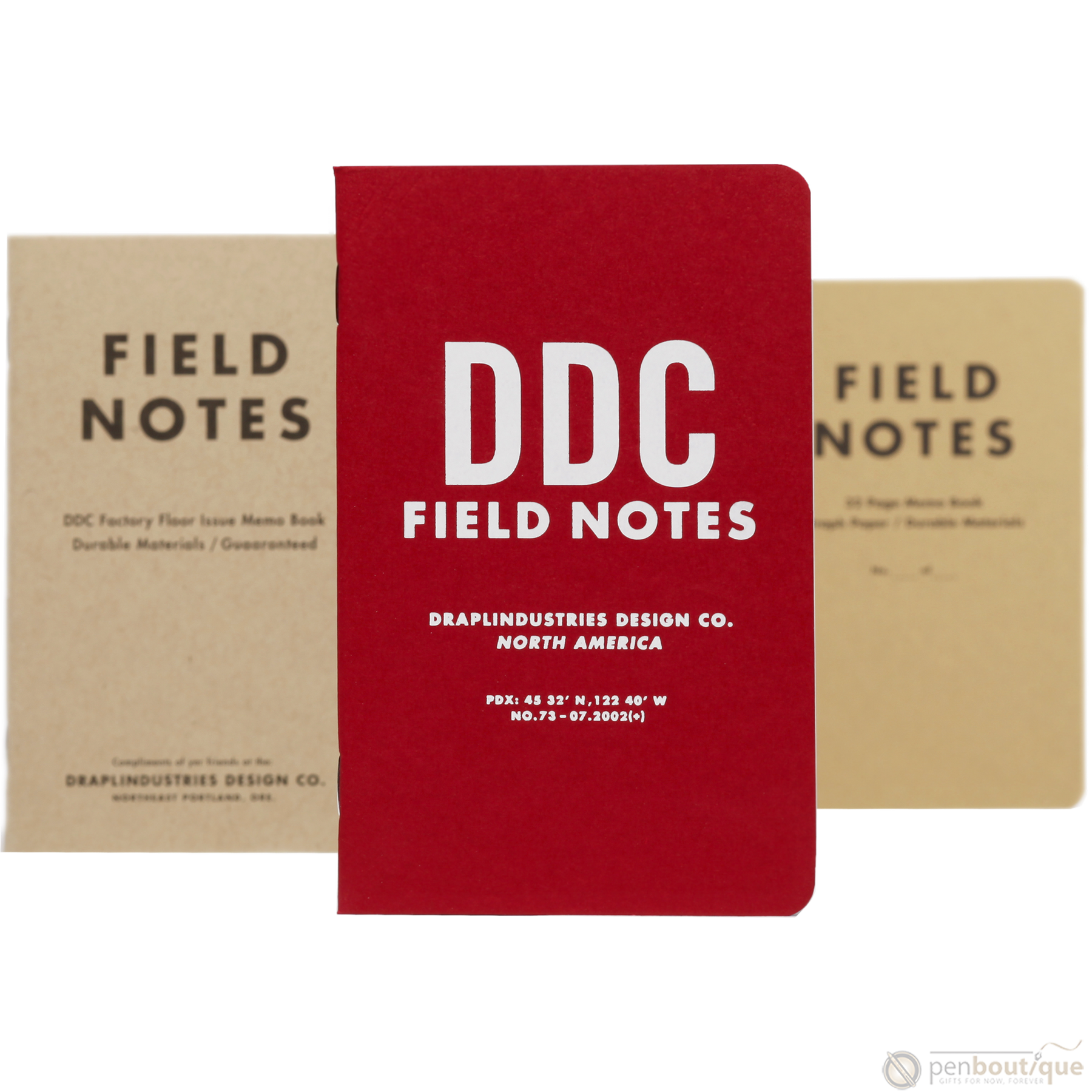 Field Notes, édition du dixième anniversaire, trois carnets de notes d