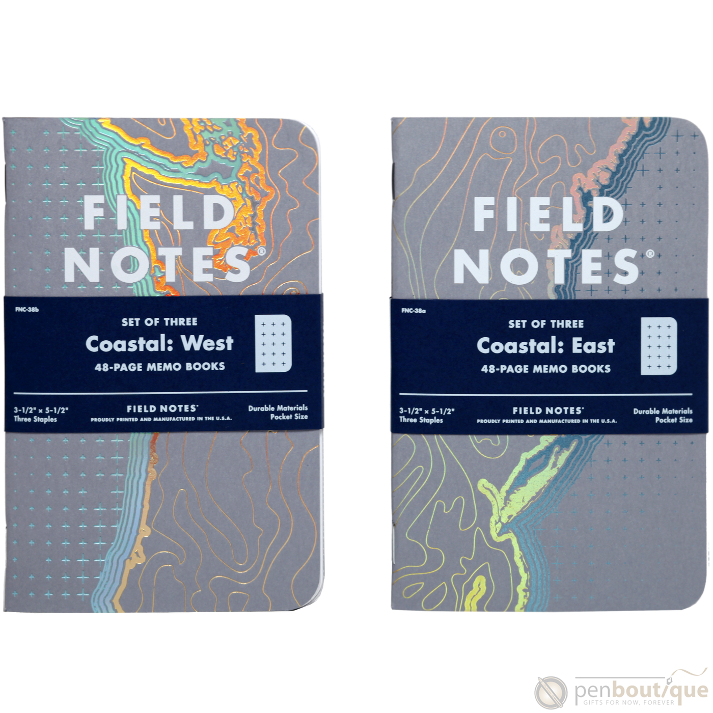 Notes de terrain Printemps 2018 : Pack de 3 feuilles côtières