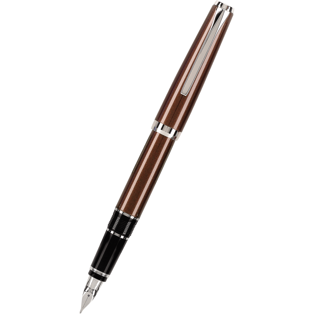 Pilot Falcon 2 Fountain Pen - Metal Brown