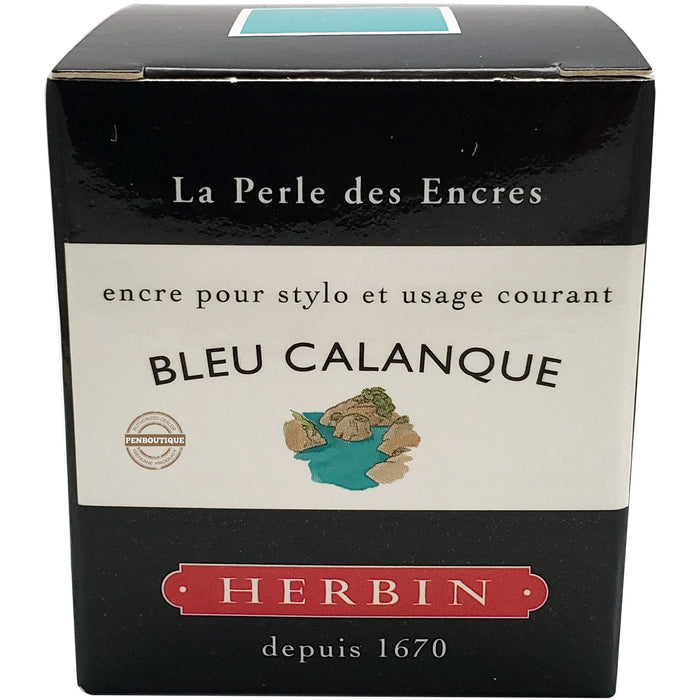 J. Herbin Ink Bottle - Bleu Calanque - 30ml