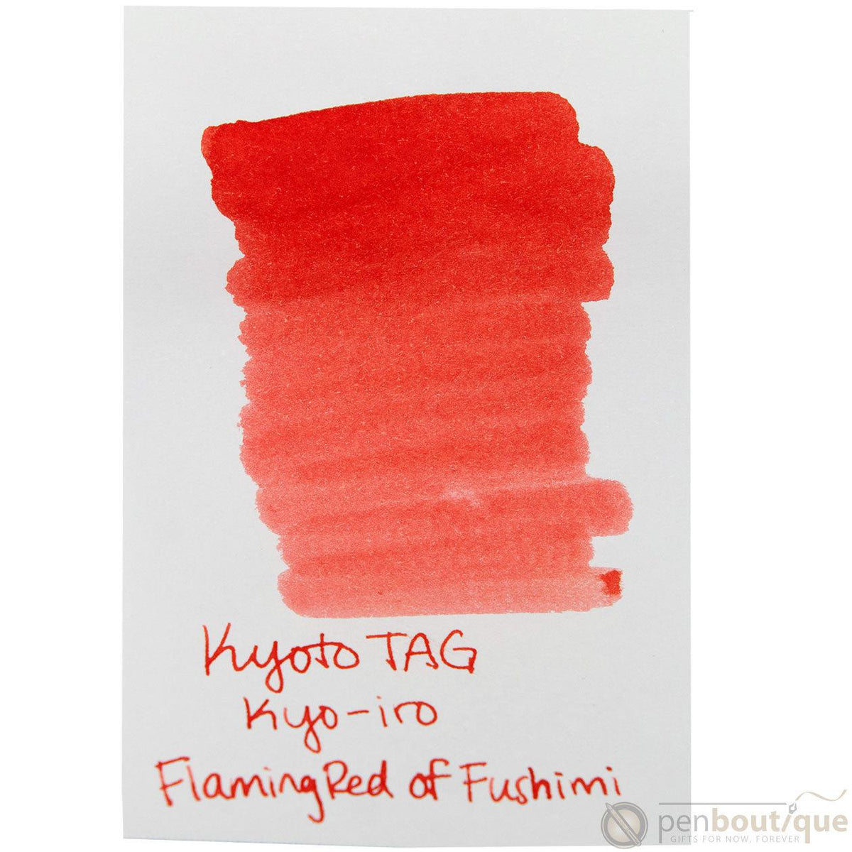 Kyoto Ink Bottle - Kyo-Iro - Flaming Red of Fushimi