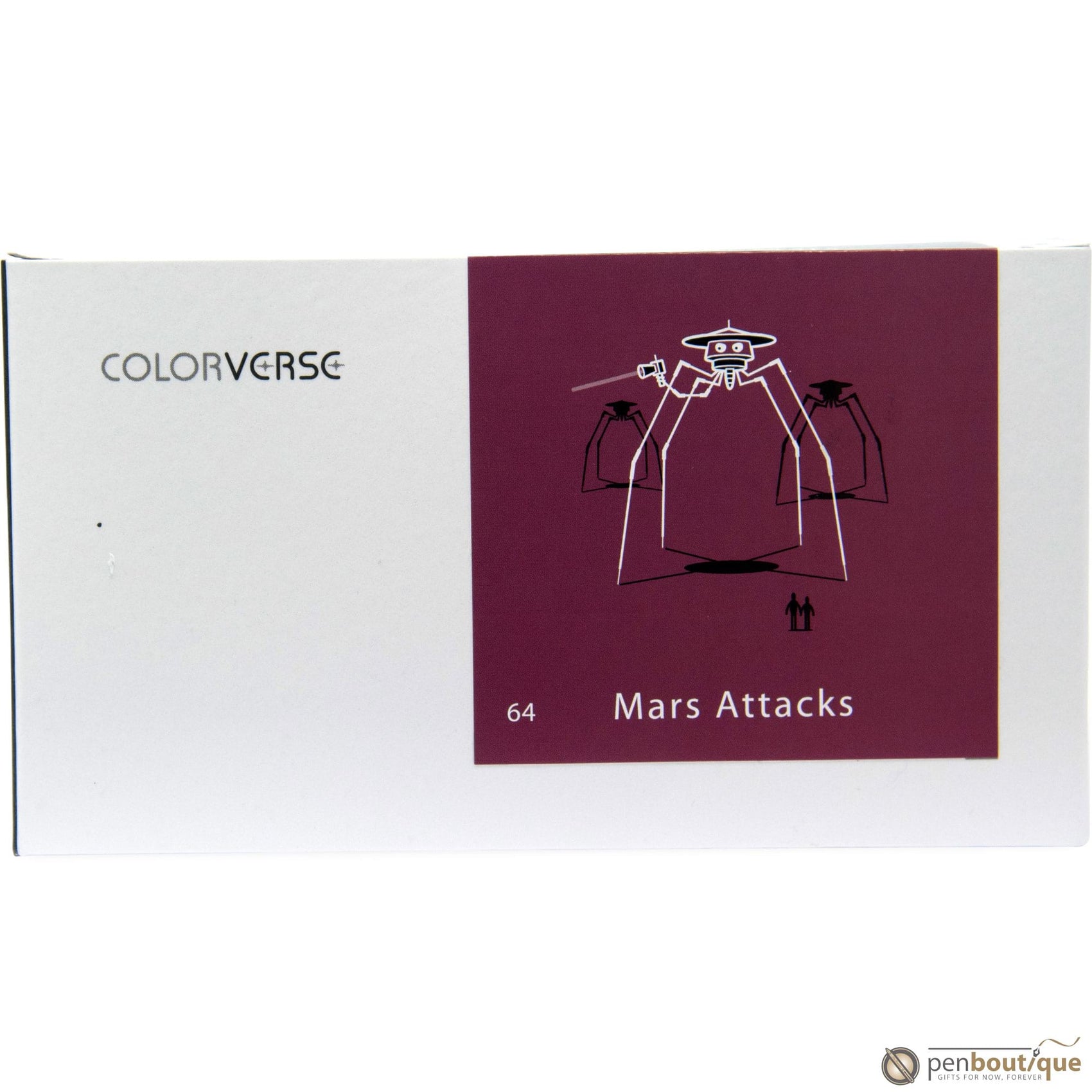Colorverse Ink - The Red Planet - Map of Mars & Mars Attacks