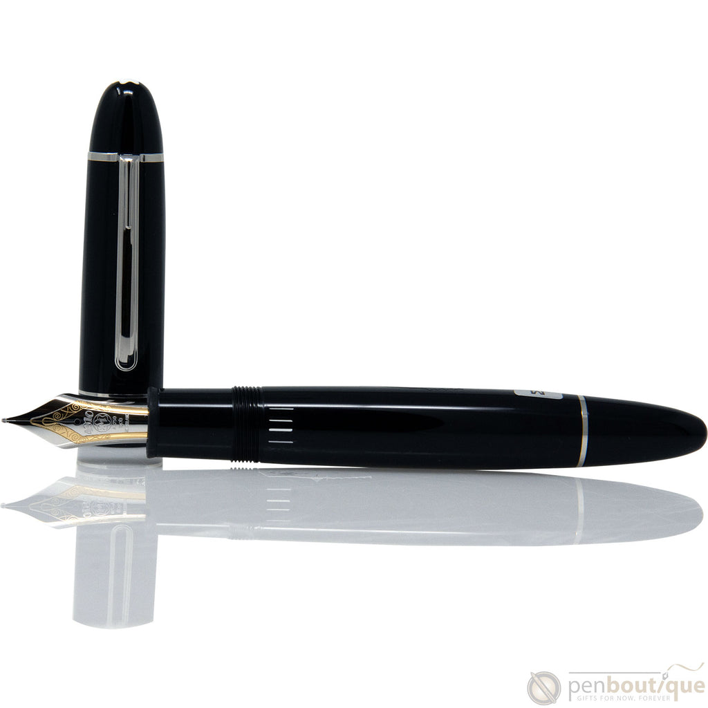 Montblanc Meisterstuck Fountain Pen - 149 Black - Platinum Trim - Pen Boutique Ltd