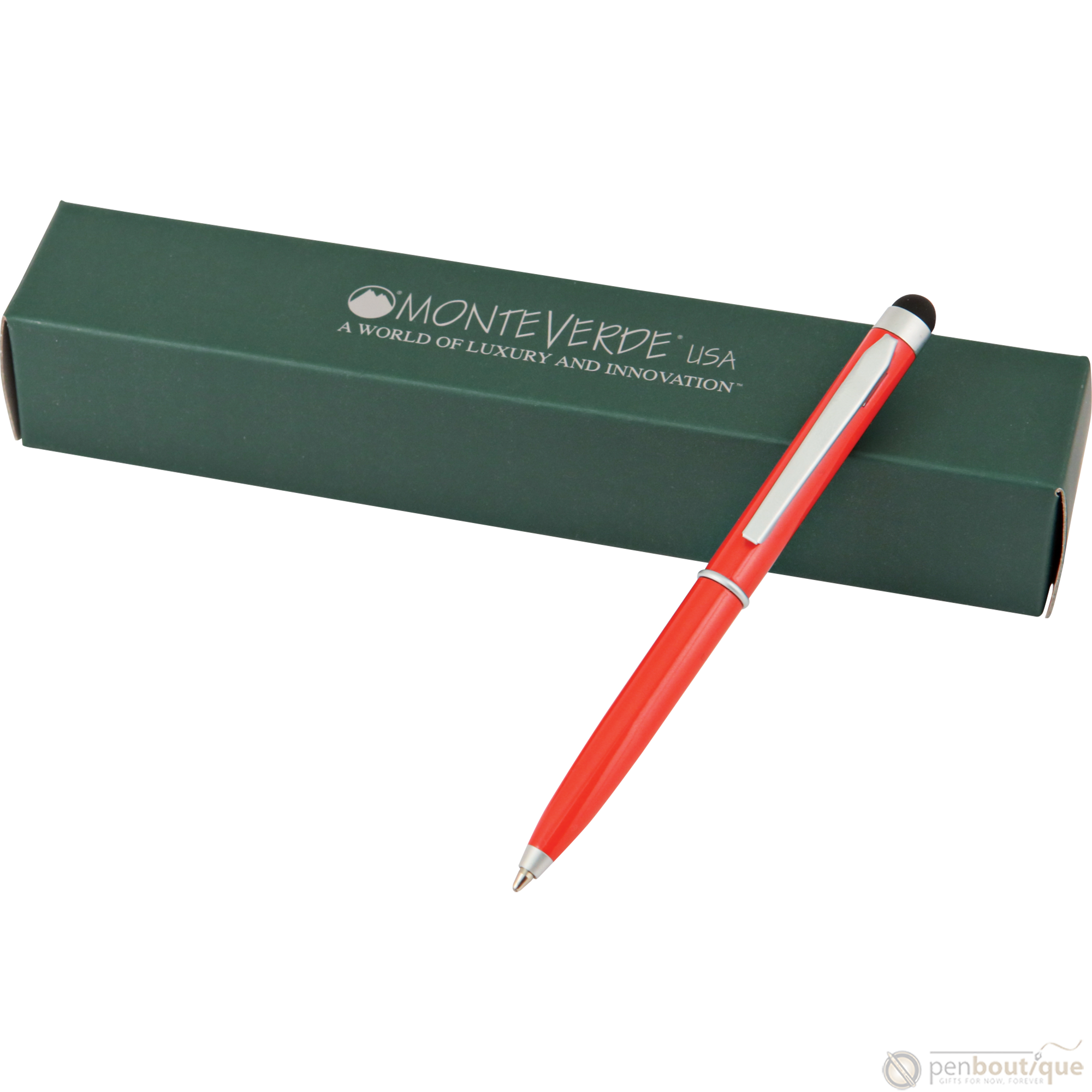 Monteverde Poquito Stylus Ballpoint Pen - Racing Red