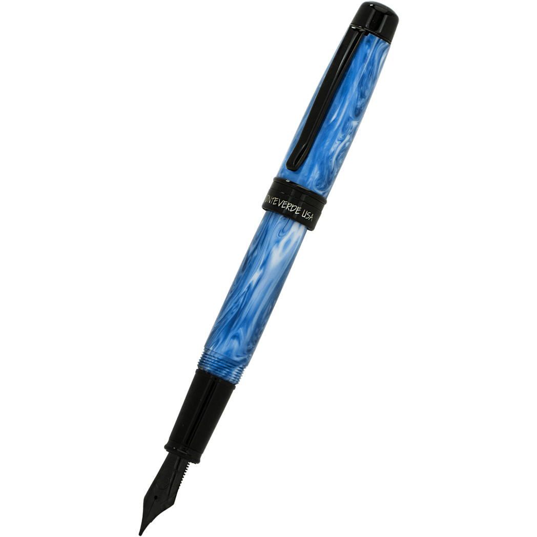 Monteverde Prima Fountain Pen - Blue Swirl - Pen Boutique Ltd