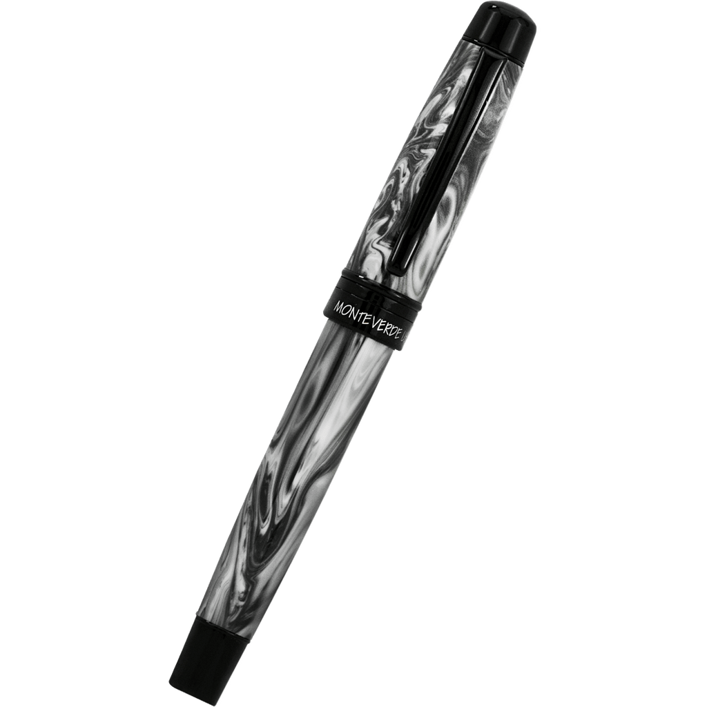 Monteverde Prima Fountain Pen - Grey Swirl - Pen Boutique Ltd
