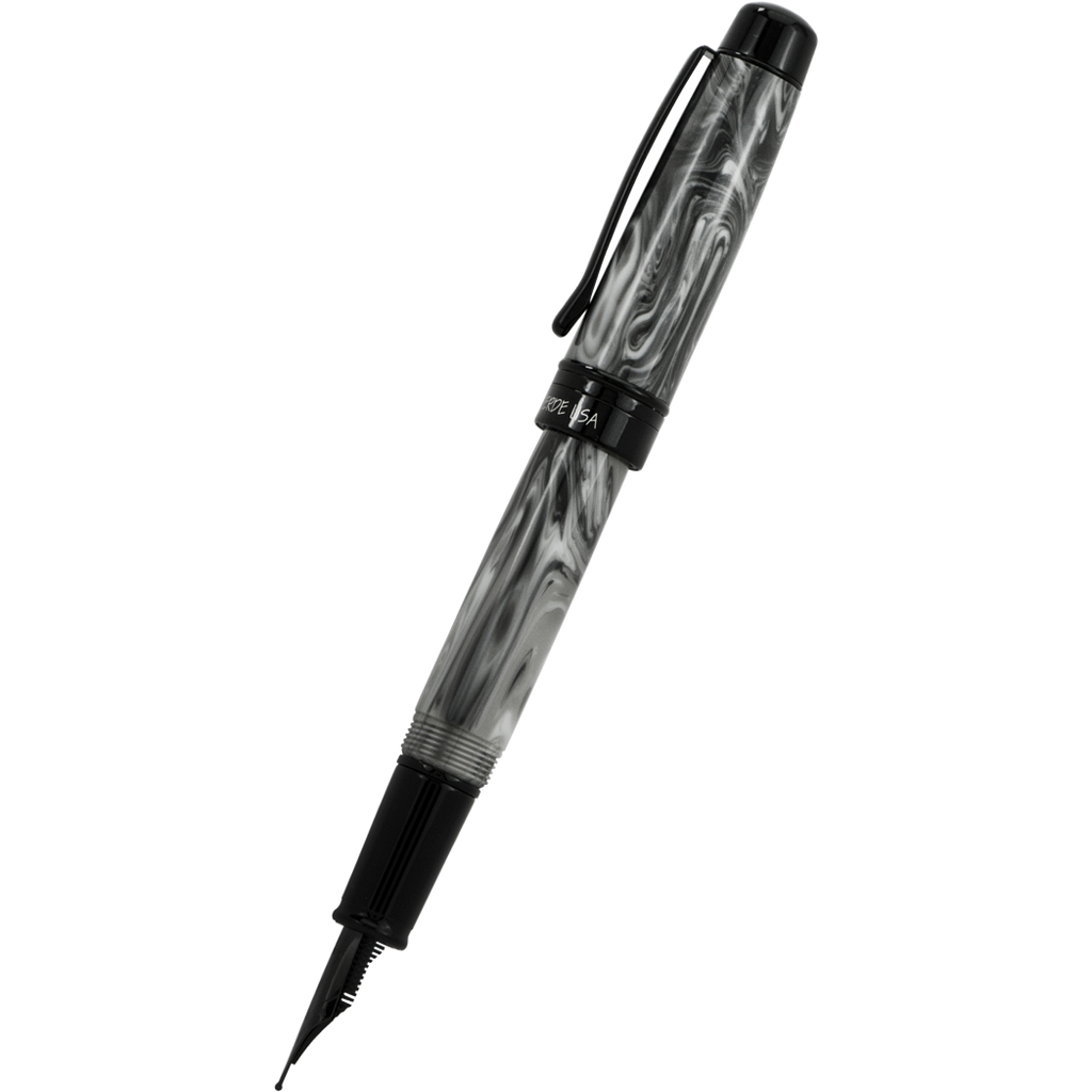 Monteverde Prima Fountain Pen - Grey Swirl - Pen Boutique Ltd