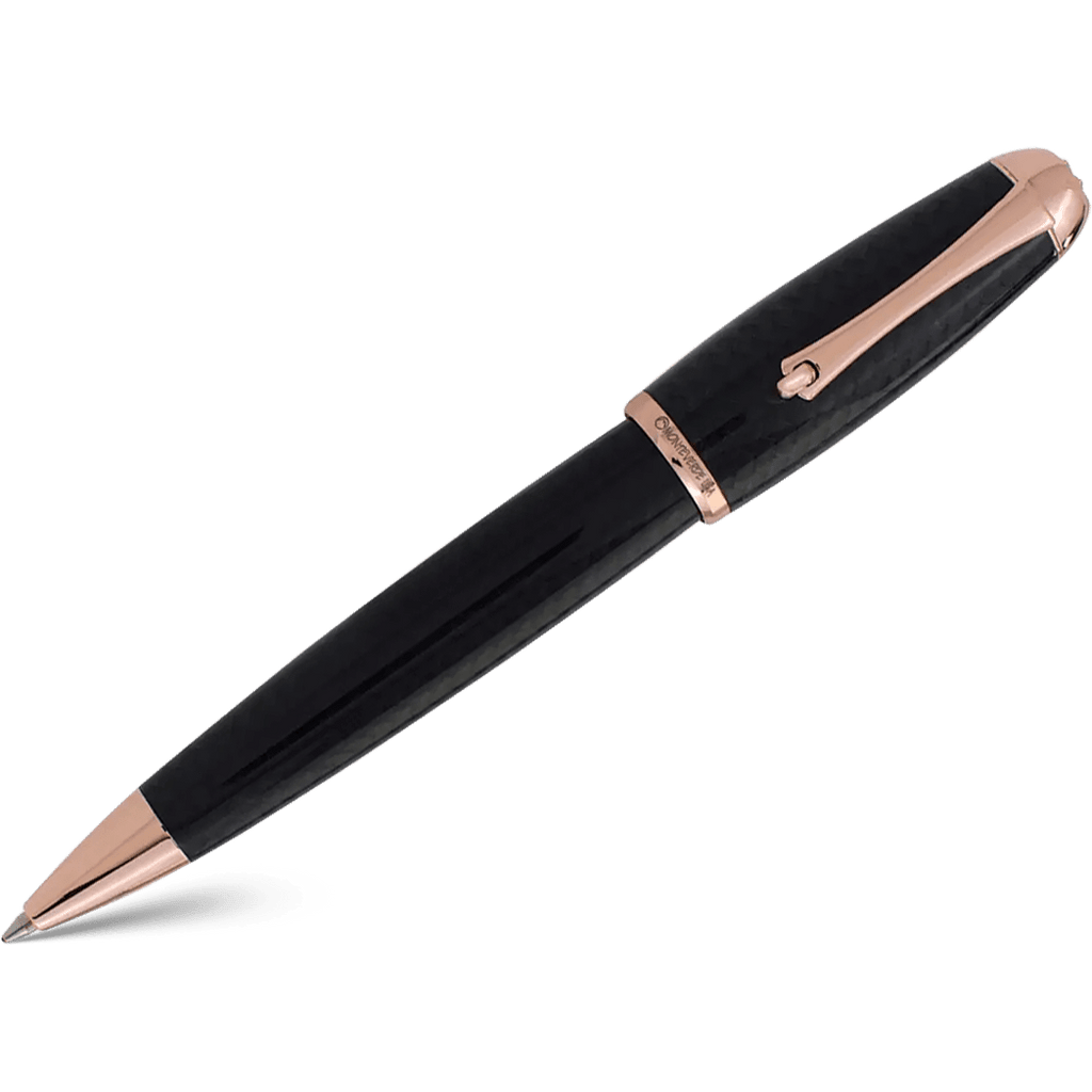 Monteverde Super Mega Ballpoint Pen - Carbon Fiber - Rosegold - Pen ...