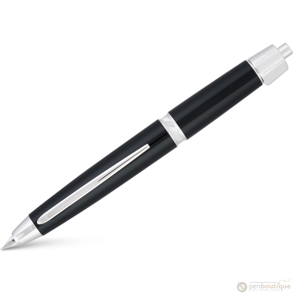 Pilot Vanishing Point LS Fountain Pen - Black - Rhodium Trim - Pen ...