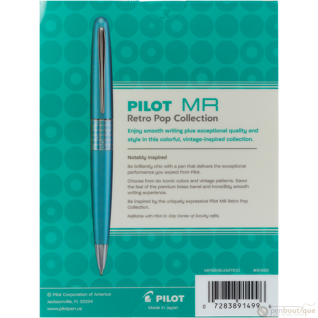 Pilot Namiki MR Collection Retro Pop Turquoise Ballpoint Pen - Default ...