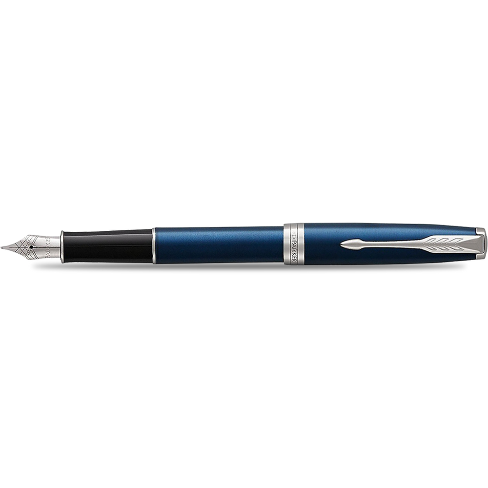 Parker Sonnet Blue with Chrome Trim Fountain Pen