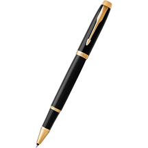 Parker IM Black Gold Trim Rollerball Pen