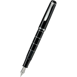 Pelikan Tradition Fountain Pen - M215 Black/Rings - Pen Boutique Ltd