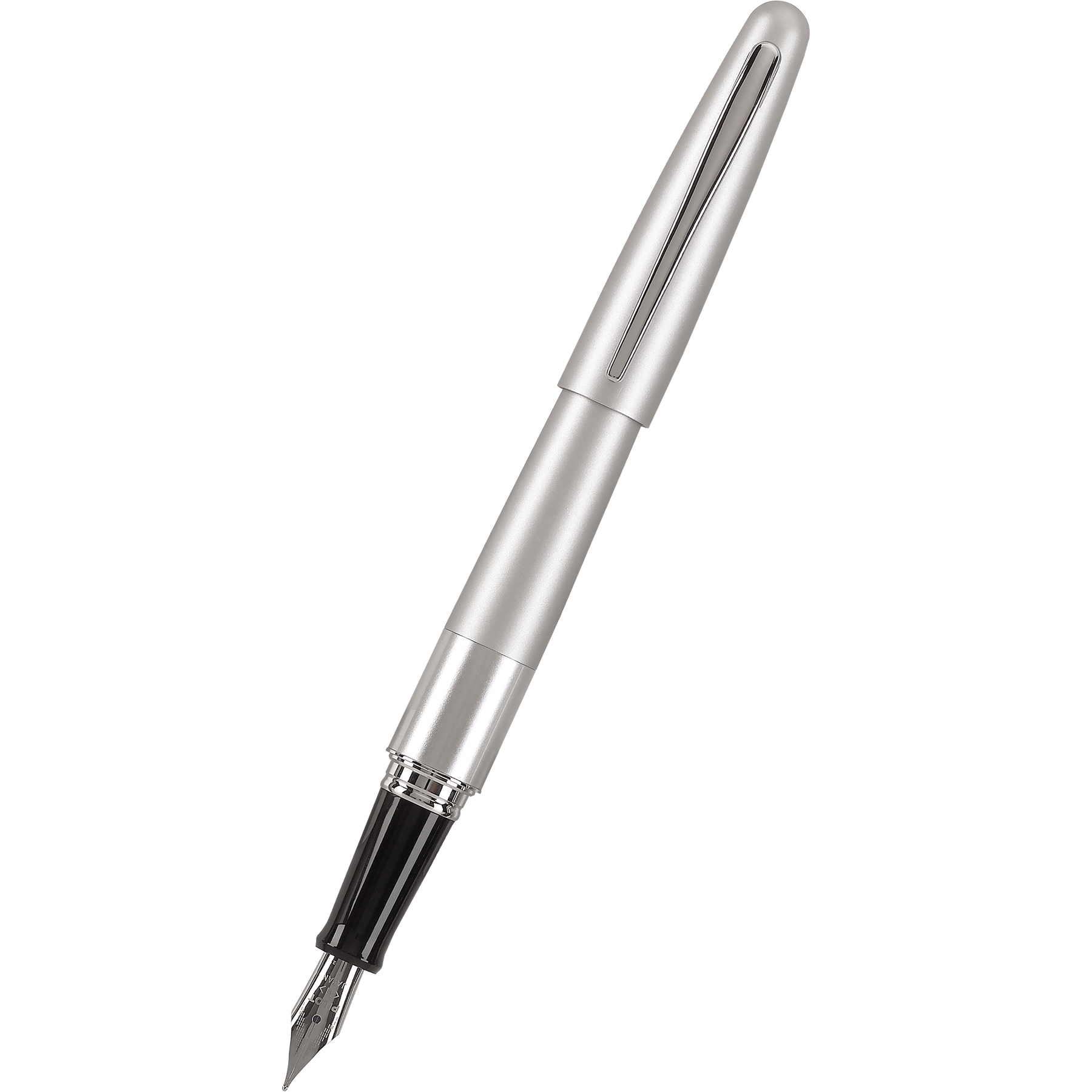 Pilot Fountain Pen - MR Collection - Plain Silver