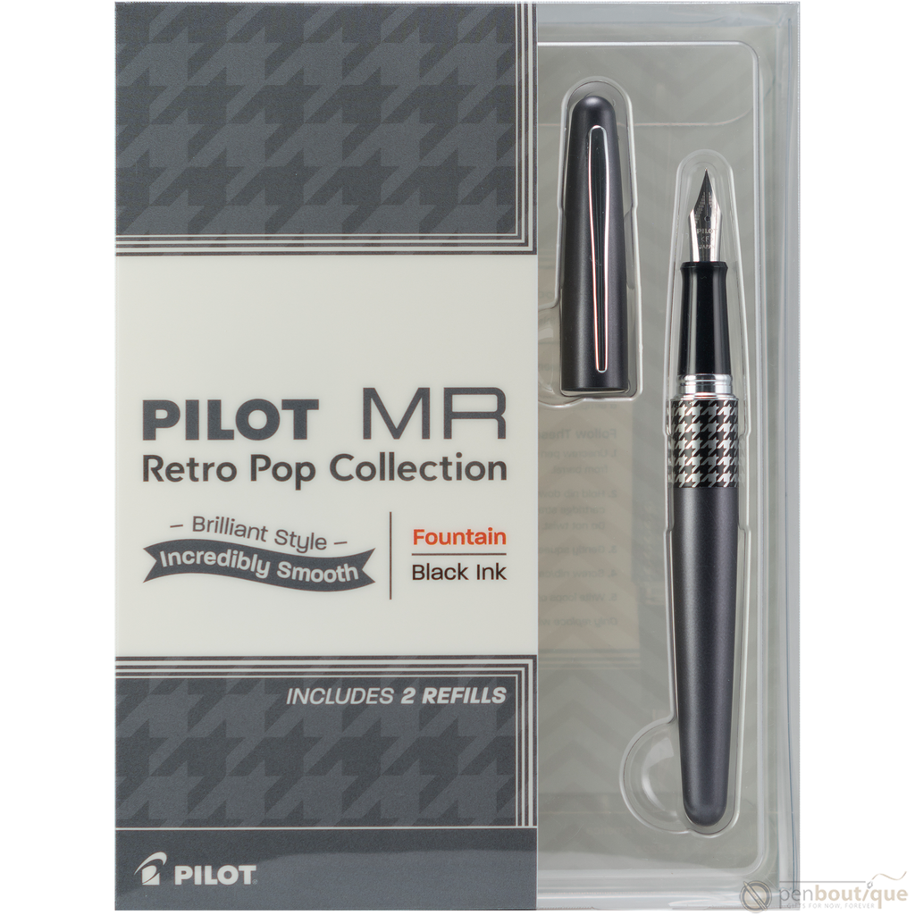 Pilot Fountain Pen - MR Collection - Retro Pop - Gray - Pen Boutique Ltd