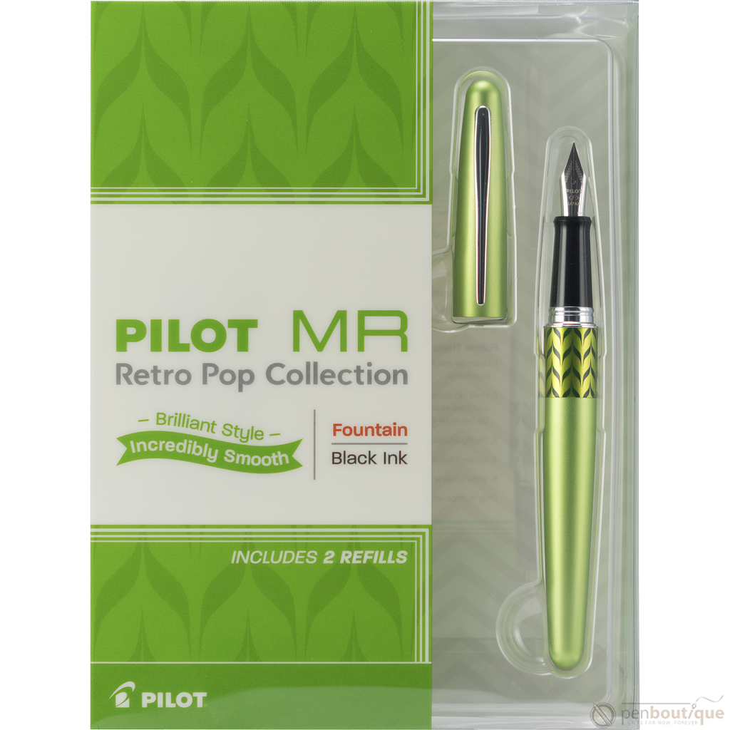 Pilot Fountain Pen - MR Collection - Retro Pop - Green - Fine - Pen ...