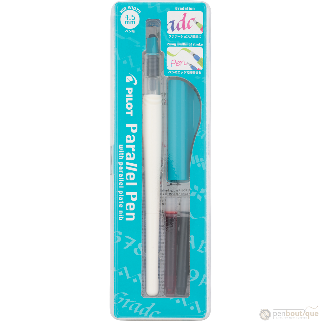Pilot Parallel Fountain Pen - Turquoise - 4.5 mm - Pen Boutique Ltd