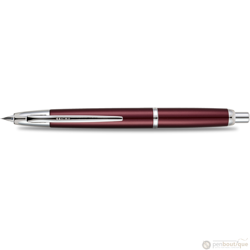 Pilot Vanishing Point Fountain Pen - Decimo Burgundy - Pen Boutique Ltd