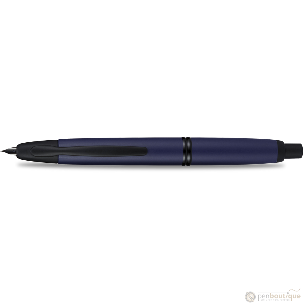 Pilot Vanishing Point Fountain Pen - Matte Blue - Pen Boutique Ltd