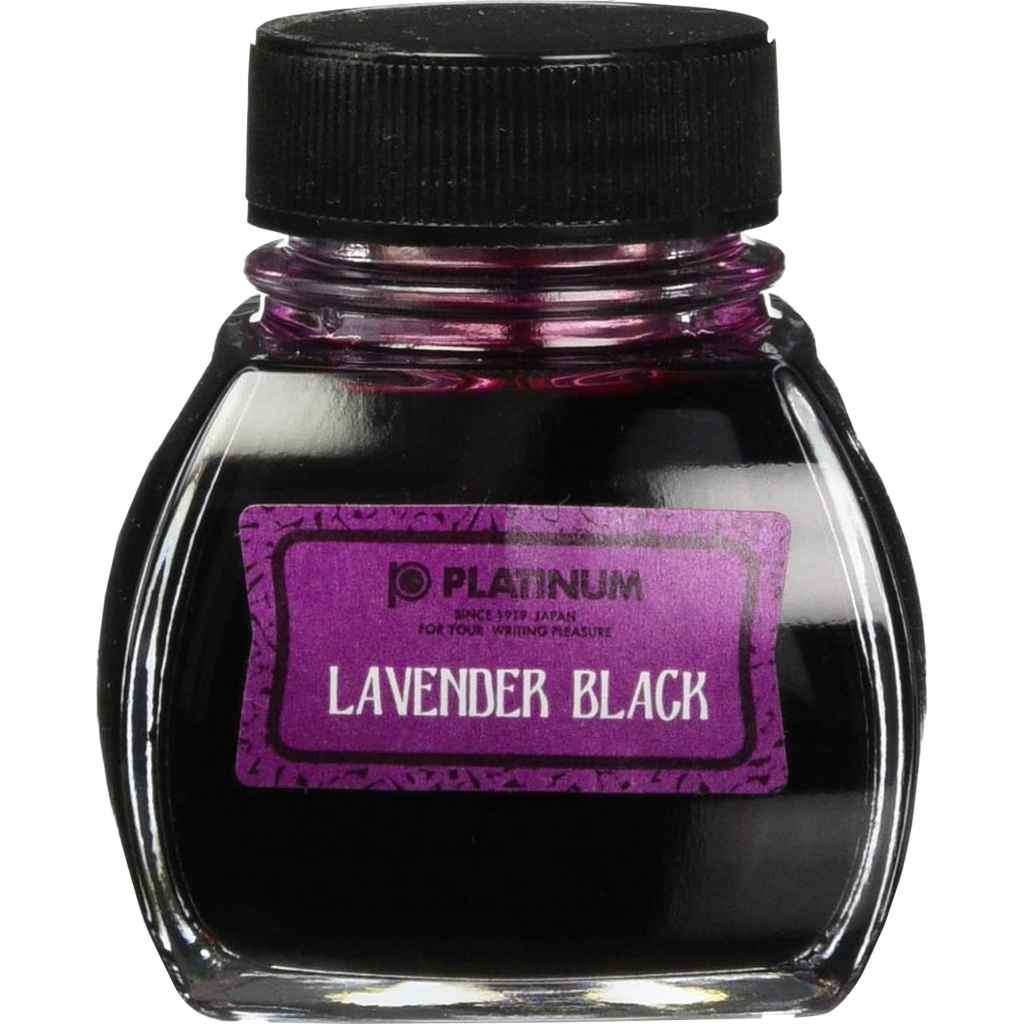 Platinum Classic Lavender Black Ink Bottle 60ml - Pen Boutique Ltd