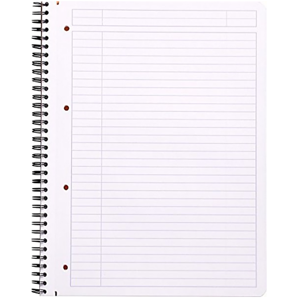 Rhodia Notebook Lined With Margin Black - Pen Boutique Ltd