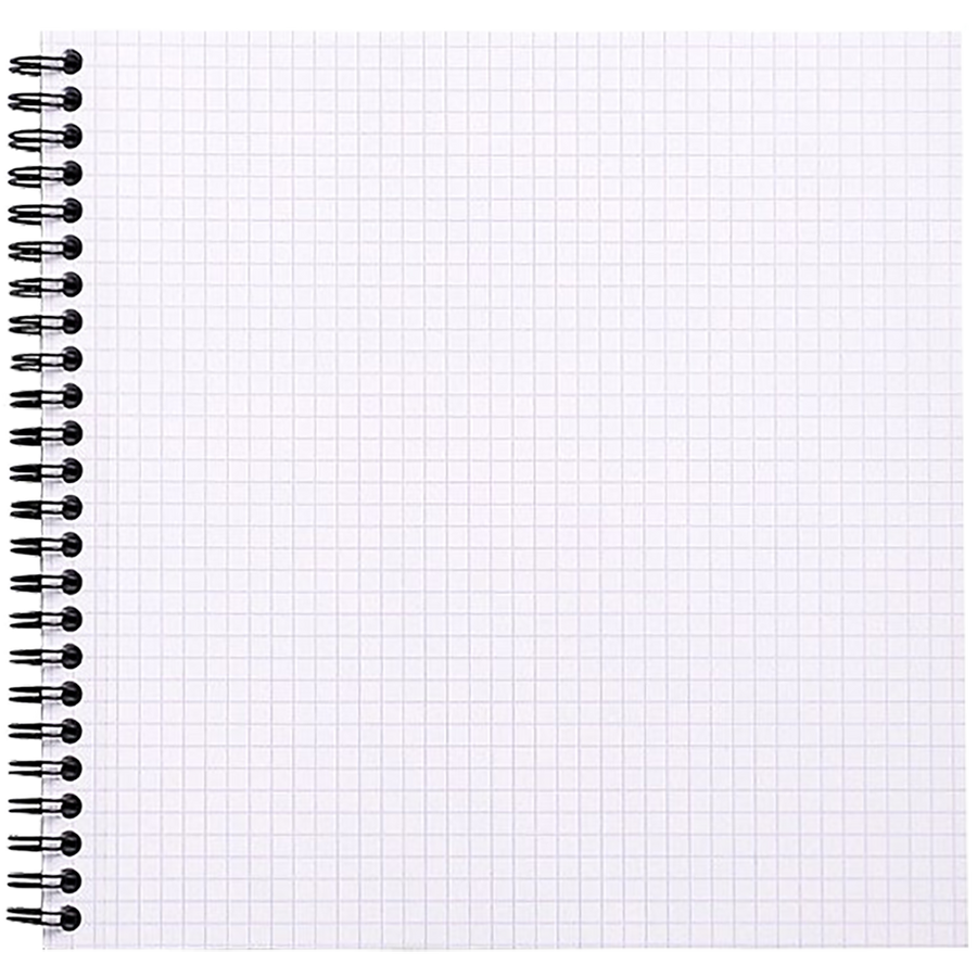 Rhodia Wirebound Black Reverse Book 8 1/4 x 8 1/4