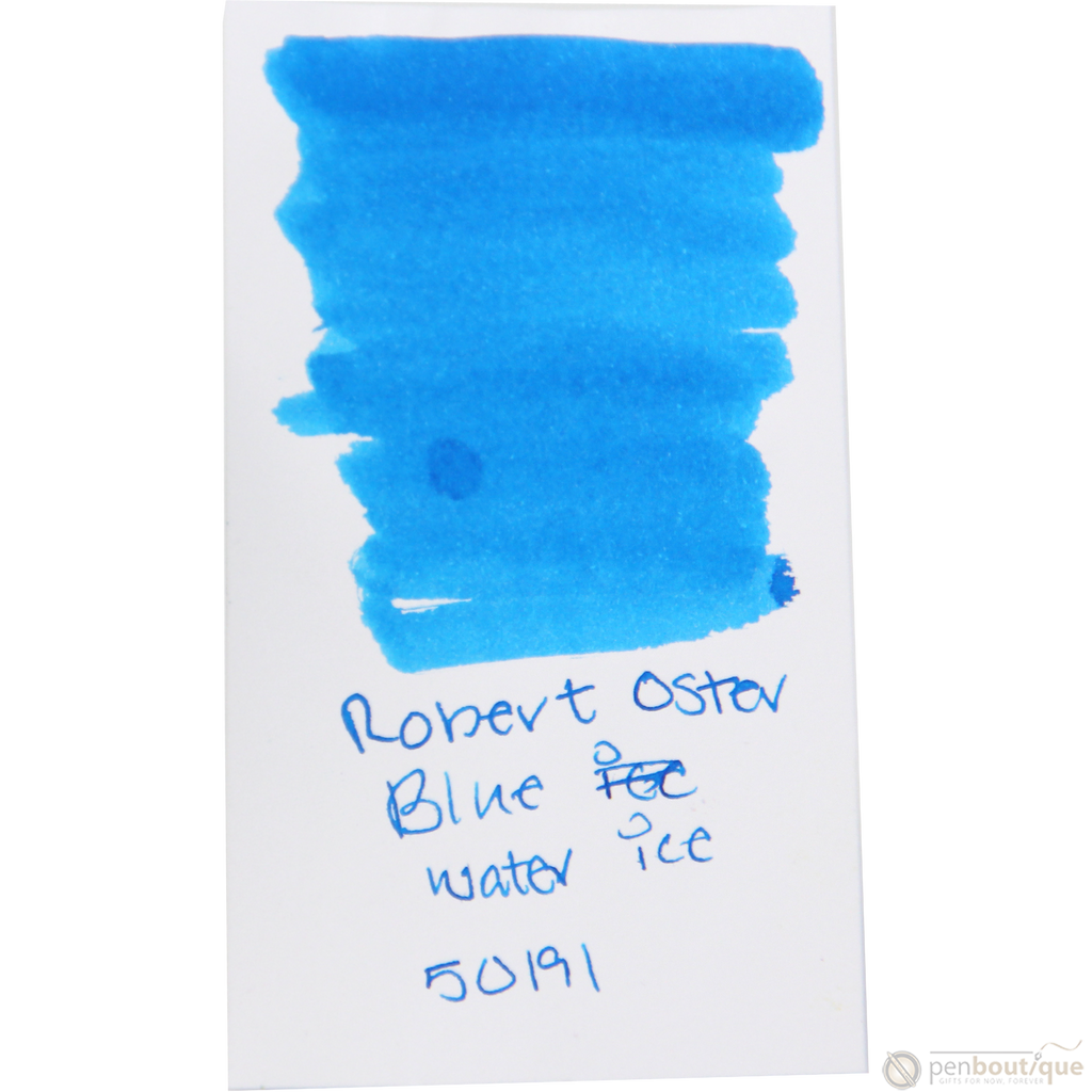 Robert Oster Signature Ink Bottle - Blue Water Ice - 50ml - Pen ...