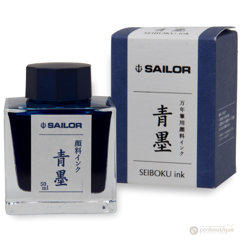 Sailor Pigmented Blue Black Ink Bottle - Seiboku