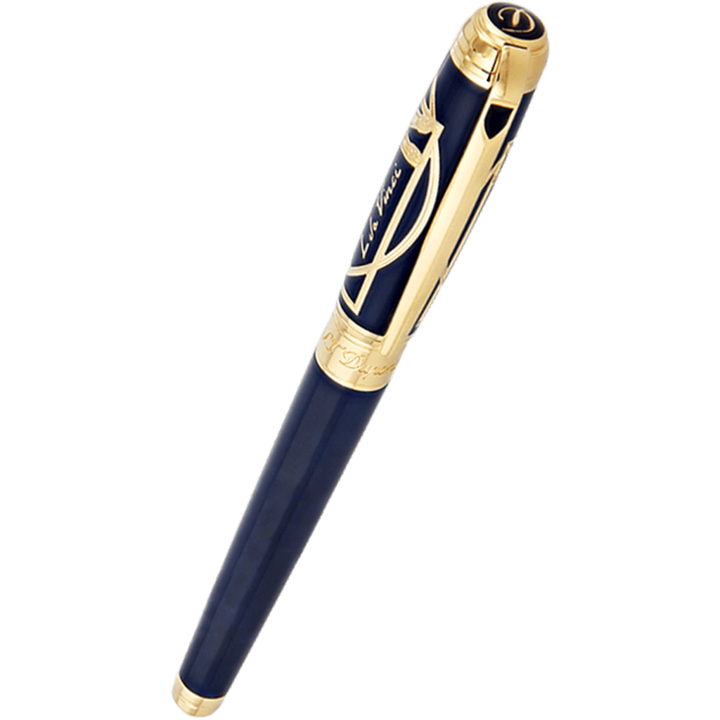 ST Dupont Line D Large Fountain Pen L Da Vinci - Vitruvian Man (Limite ...