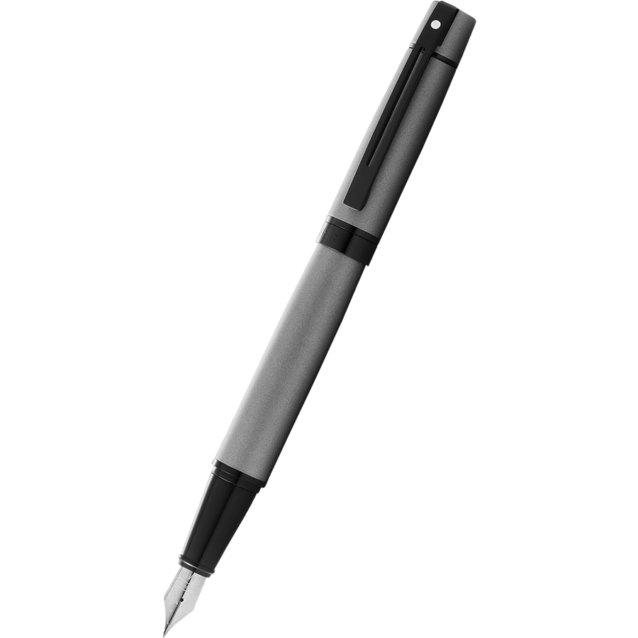 Sheaffer 300 Fountain Pen - Matte Gray - Medium - Pen Boutique Ltd