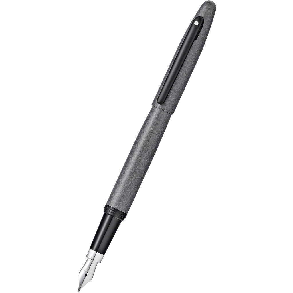 Sheaffer VFM Fountain Pen - Matte Gun Metal Gray - Black Trim