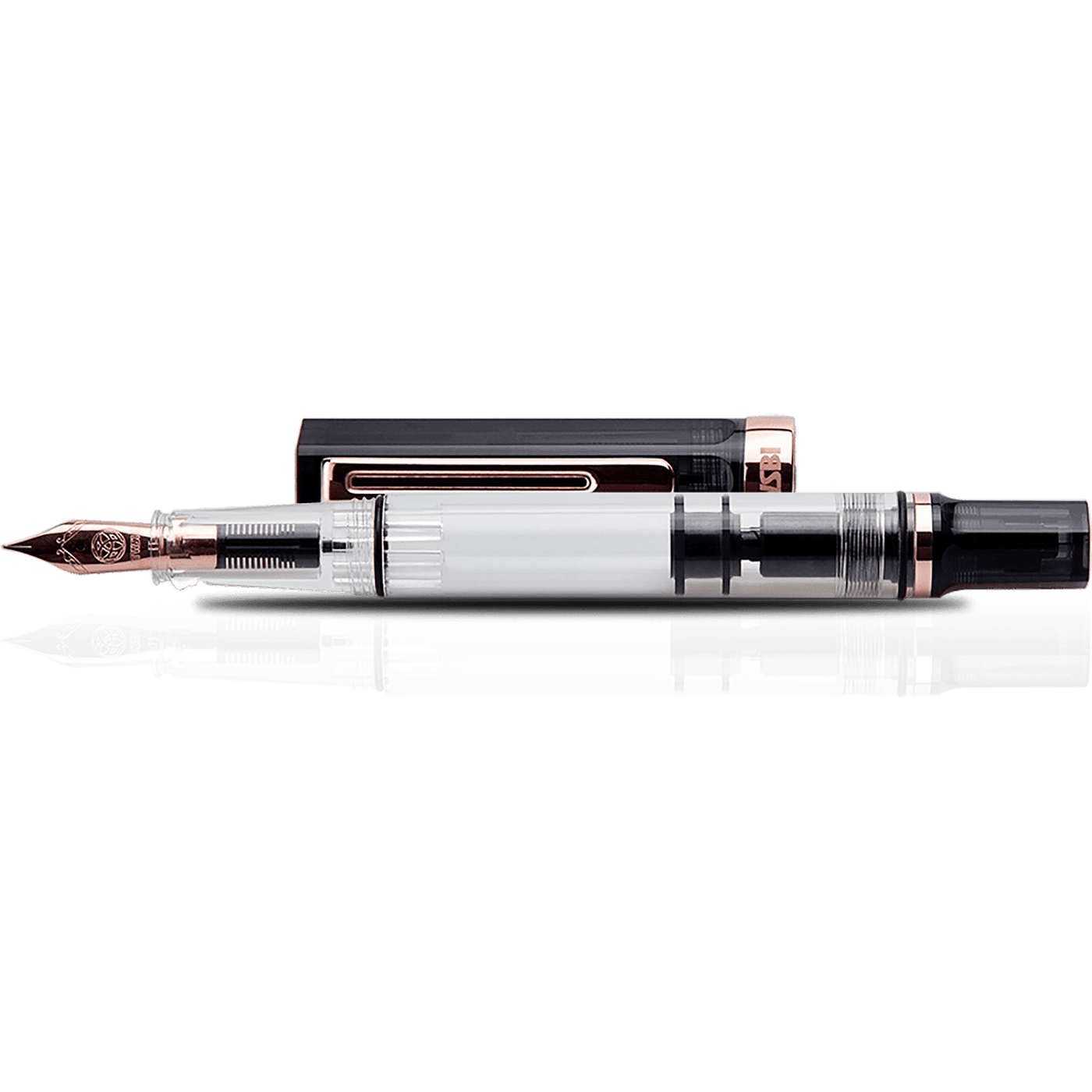 TWSBI Eco Smoke Rose Gold Fountain Pen - Special Edition