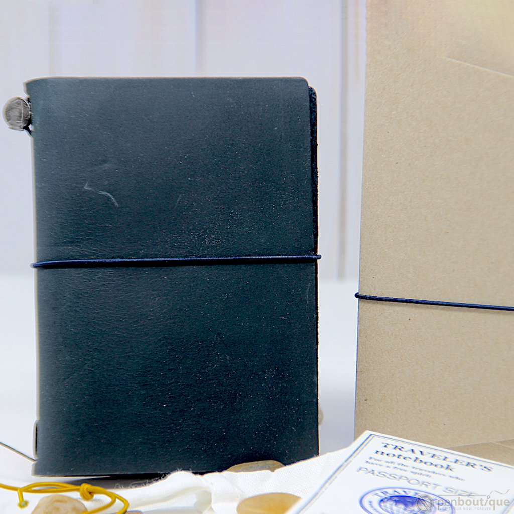 Traveler's Notebook - Blue - Passport Size - Pen Boutique Ltd