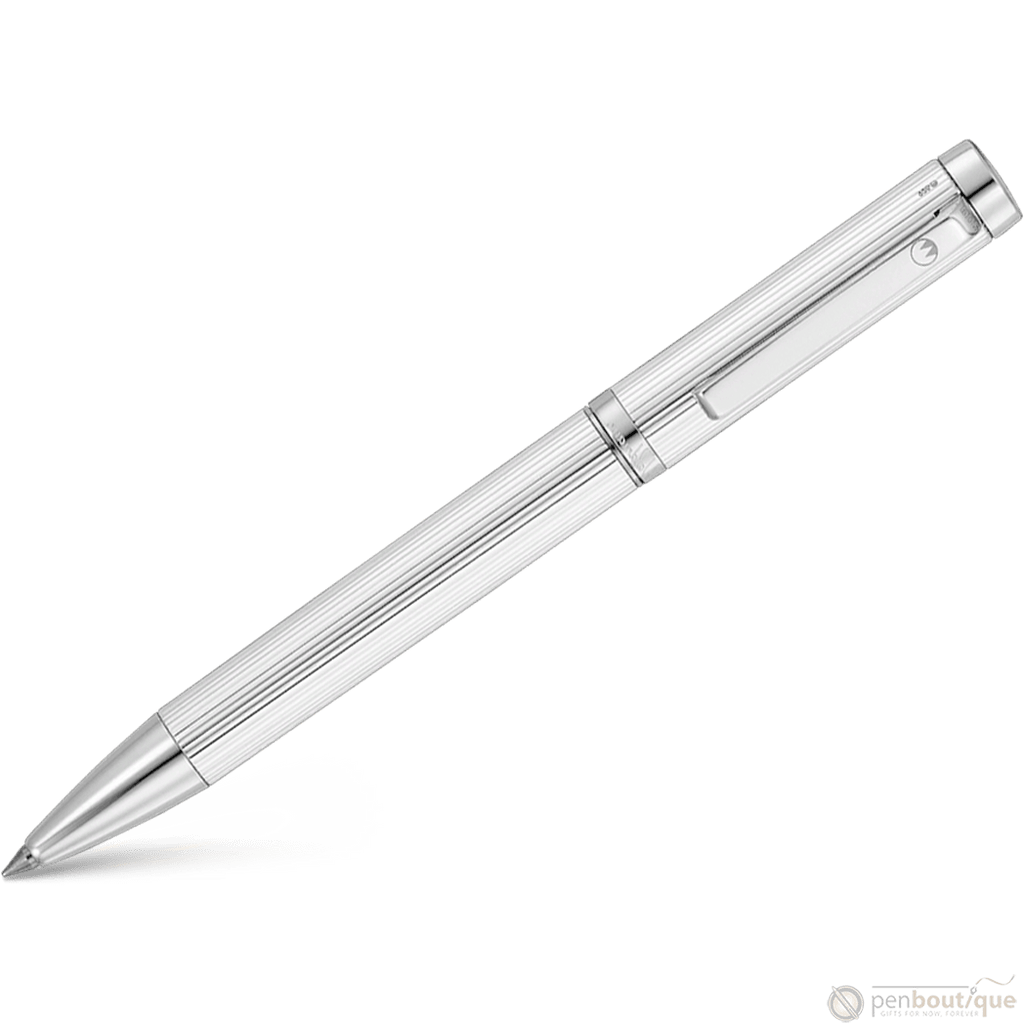 Waldmann Liberty Ballpoint Pen - Platinum - Pen Boutique Ltd