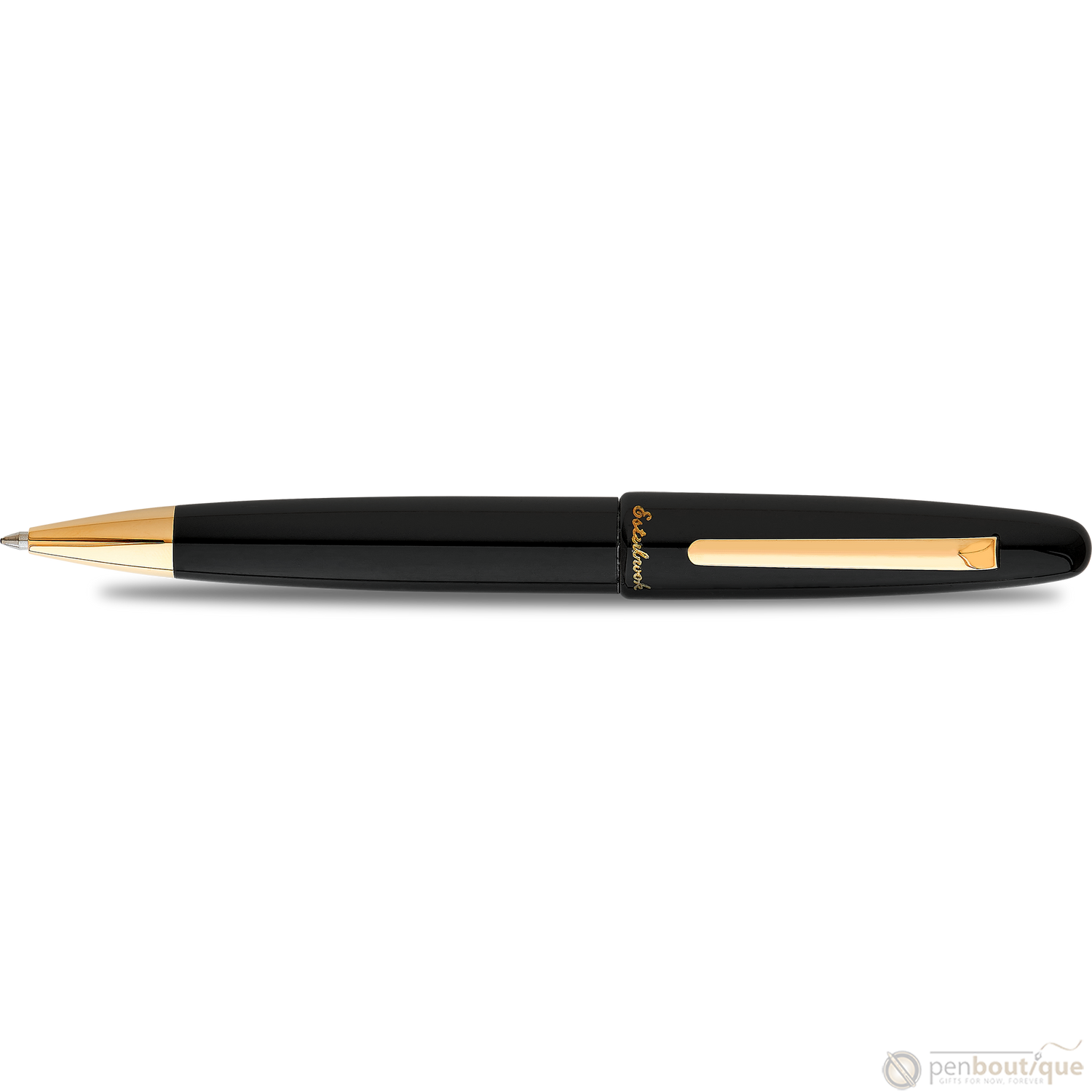 Esterbrook Estie Ballpoint Pen - Ebony - Gold Trim