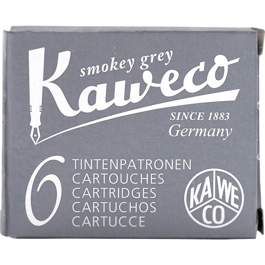 Kaweco Ink Cartridges - 6 pieces - Smokey Grey - Pen Boutique Ltd